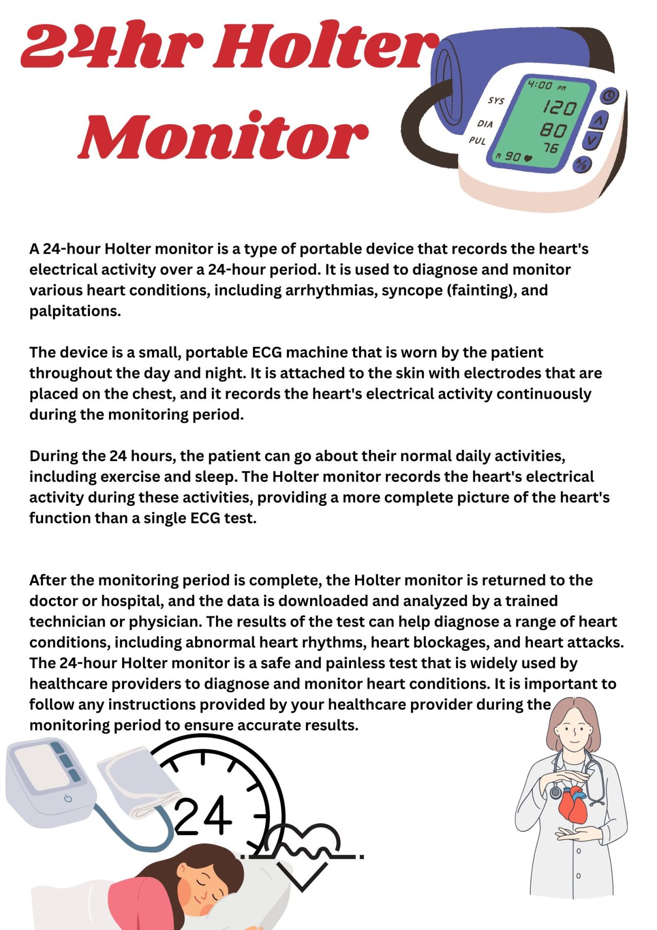 24 HOUR HOLTER MONITOR | Hawthorn East Medical Centre